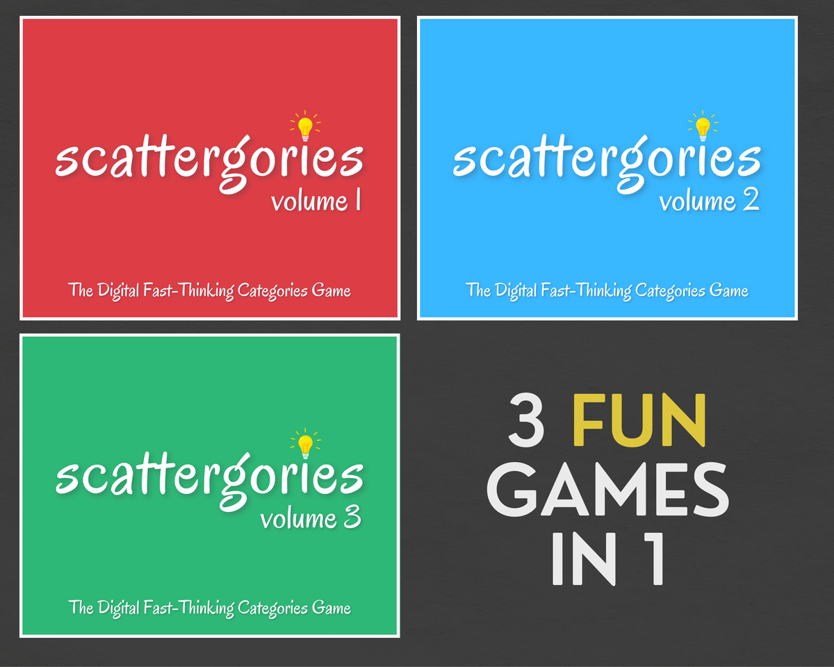 SCATTERGORIES BUNDLE PACK – Trivia Fox Games