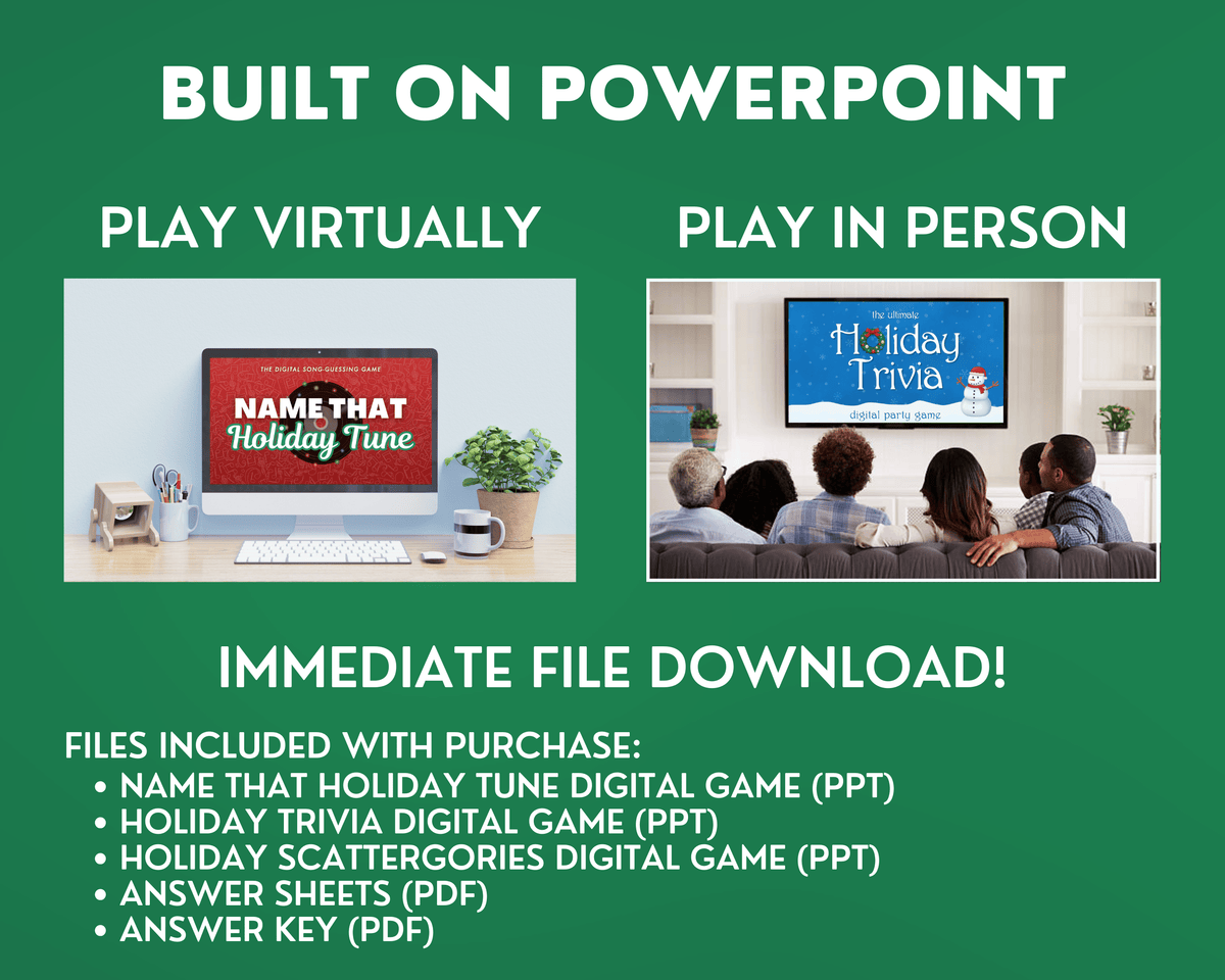 HOLIDAY TRIVIA GAME BUNDLE PACK – Trivia Fox Games