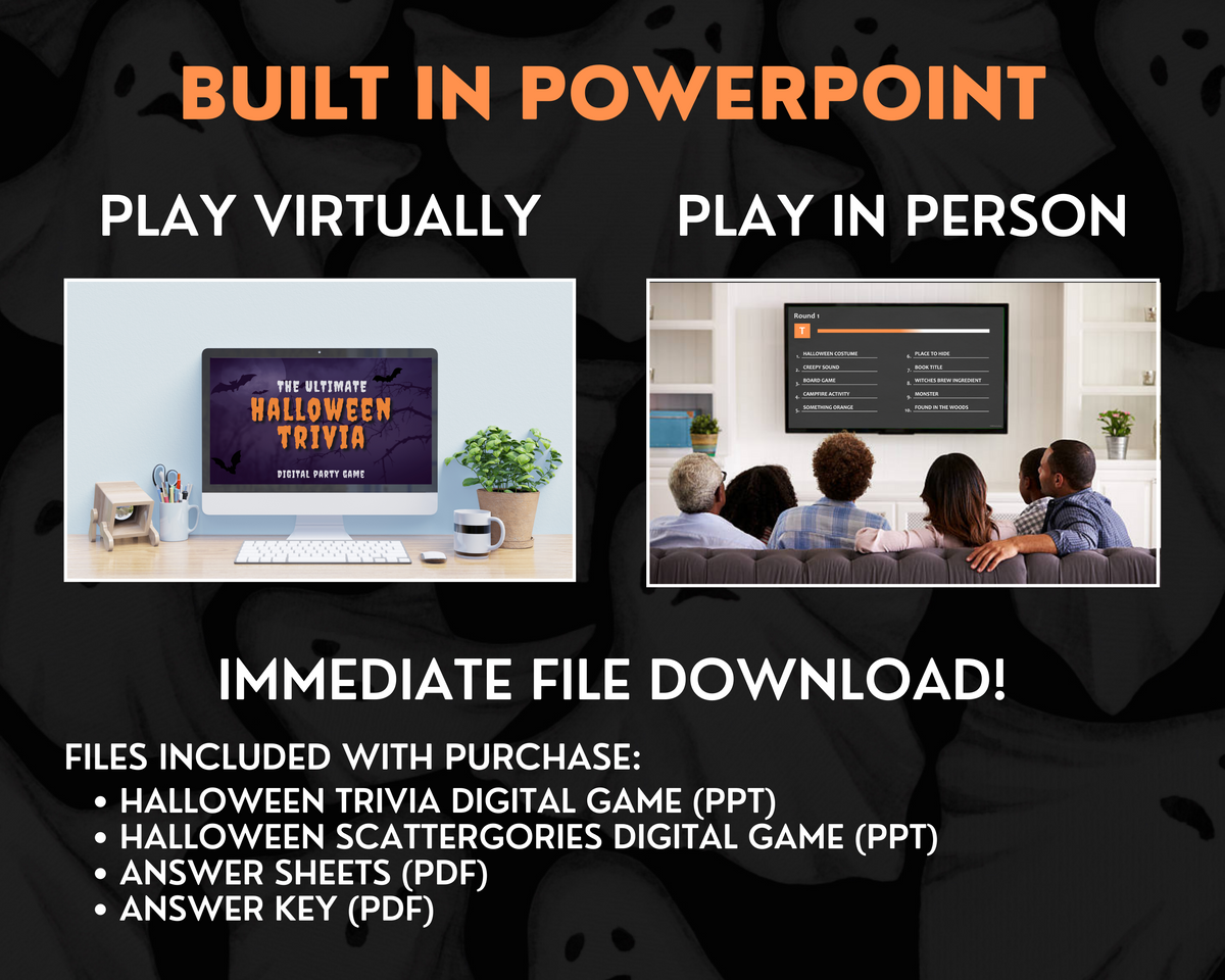 HALLOWEEN TRIVIA GAME BUNDLE PACK – Trivia Fox Games