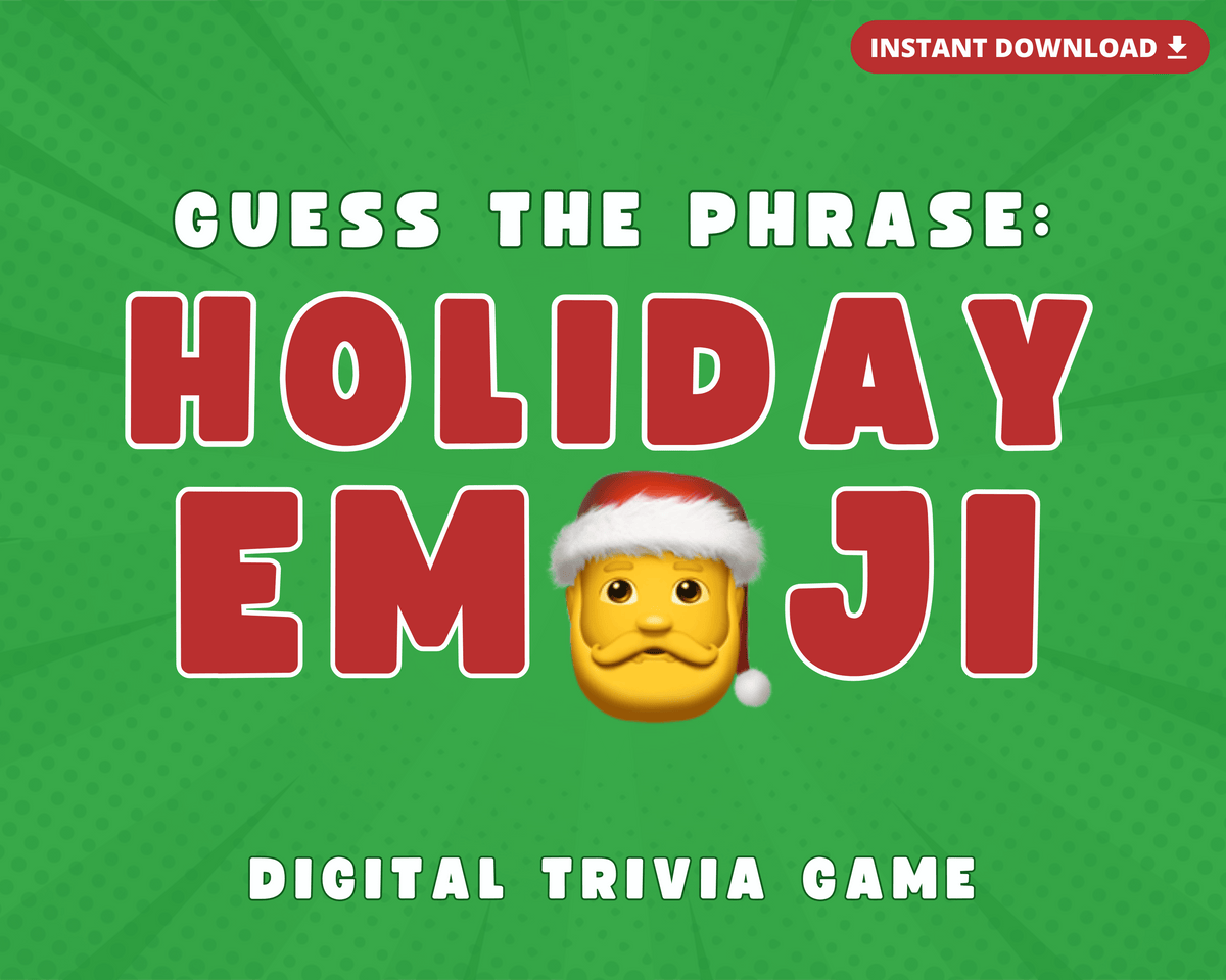 Guess the Emoji Phrase Digital Trivia Game – Trivia Fox Games