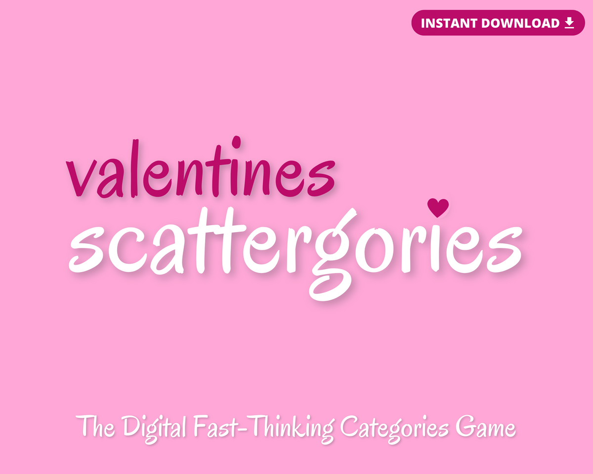 VALENTINE'S DAY SCATTERGORIES DIGITAL GAME – Trivia Fox Games