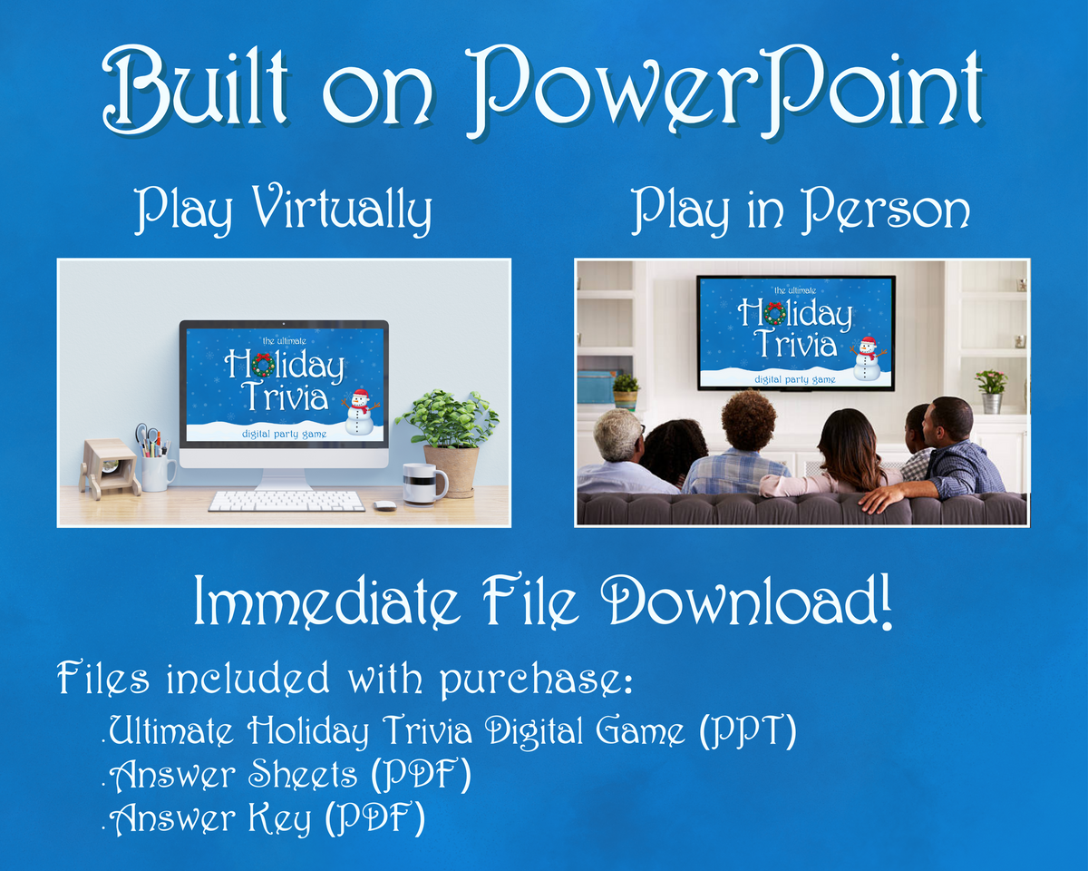 HOLIDAY TRIVIA DIGITAL GAME – Trivia Fox Games