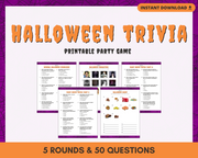 Halloween Trivia Printable Game – Trivia Fox Games