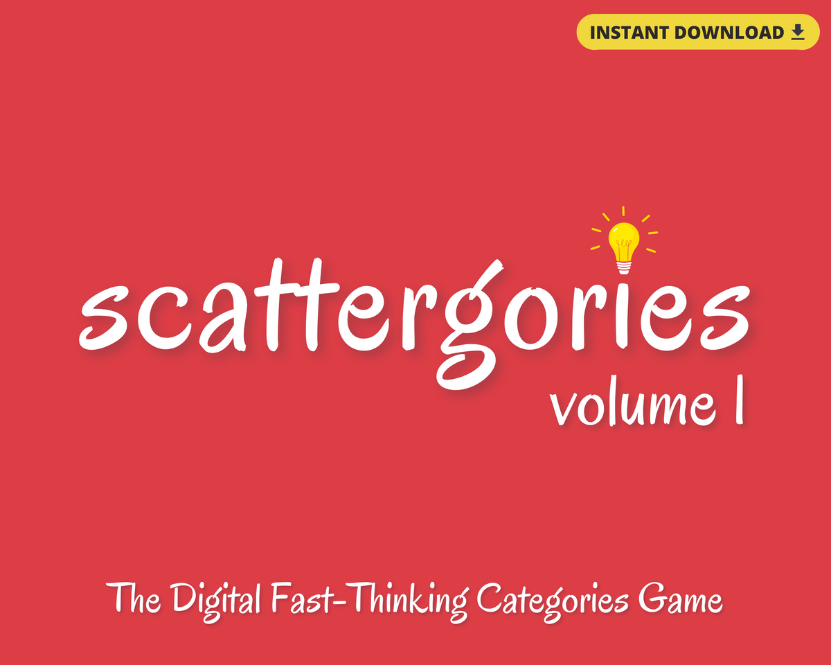 SCATTERGORIES DIGITAL GAME (VOL. 1) – Trivia Fox Games