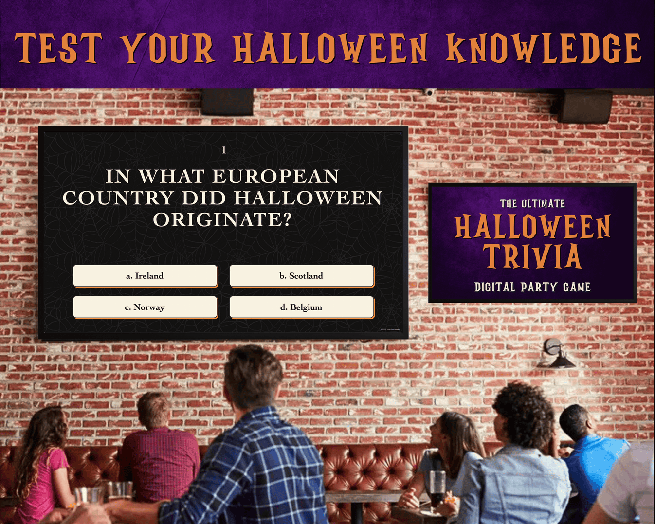 Halloween Trivia Digital Party Game – Trivia Fox Games