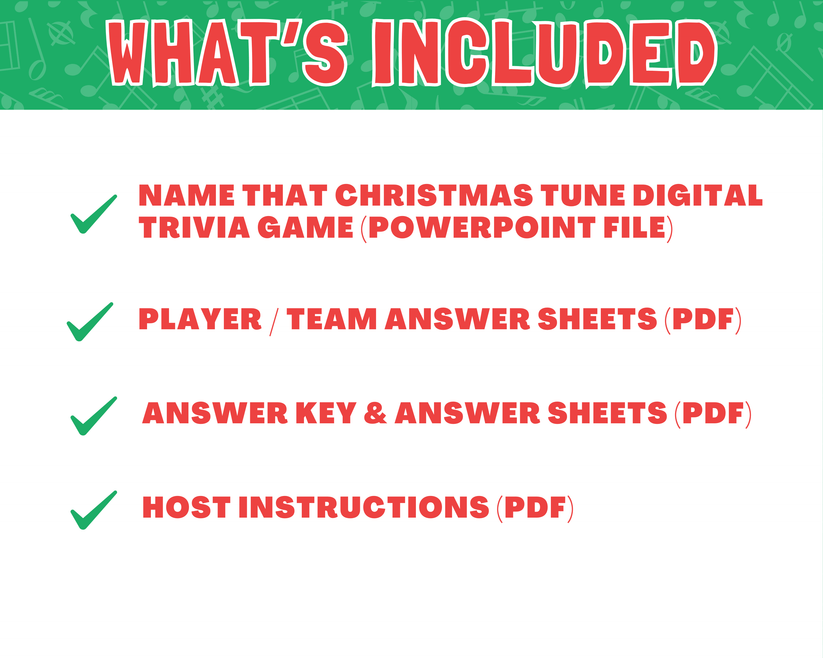 Name That Christmas Tune Digital Party Game – Trivia Fox Games