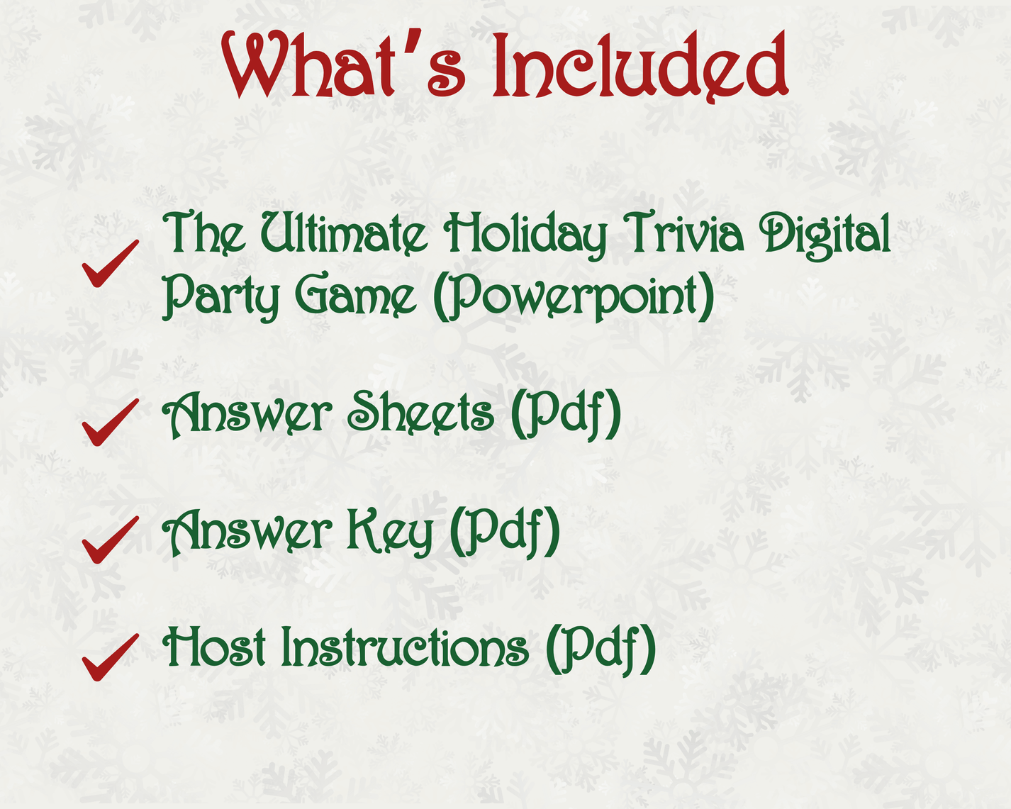 Holiday Trivia Digital Party Game – Trivia Fox Games